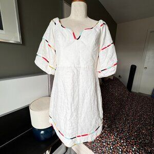 FARM Rio | Dresses | Farm Rio Colored Stripes Short Sleeve Mini Dress 0 ...